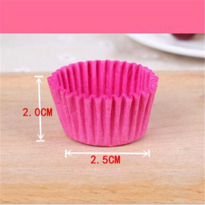 1000 st 25 x 21mm mini cupcake liner cupcake pappe... – Grandado
