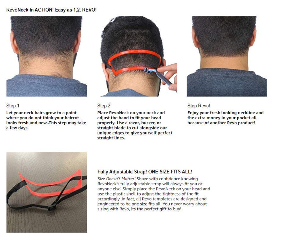 Magic Salon Barber Neck Hair Line Guide Neckline H... – Vicedeal