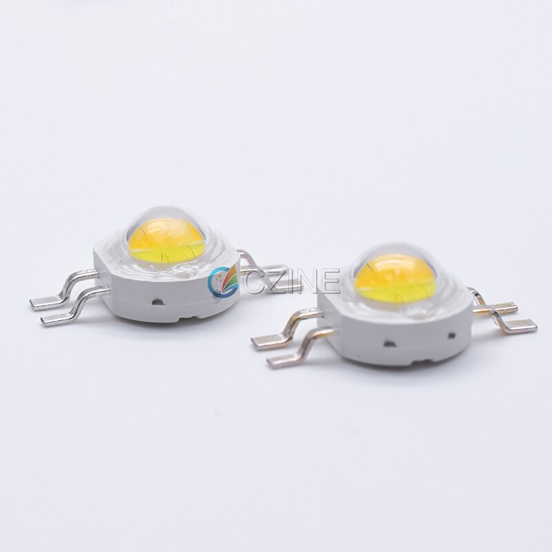 50 Stks/zak Czinelight High Power Led 3W Bicolor W... – Vicedeal