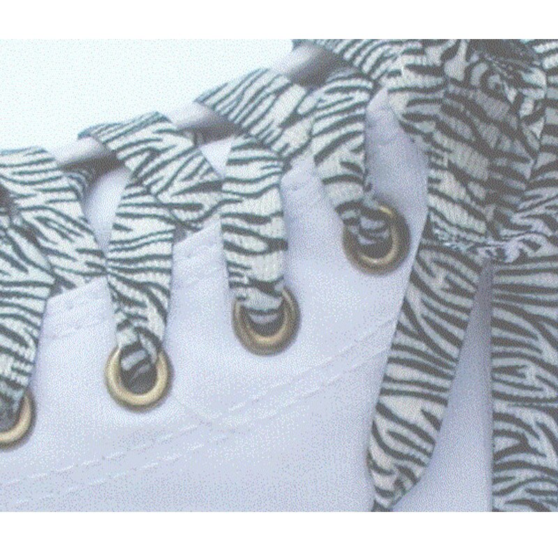 zebra Black and white shoelace decoration Pattern ... – Grandado
