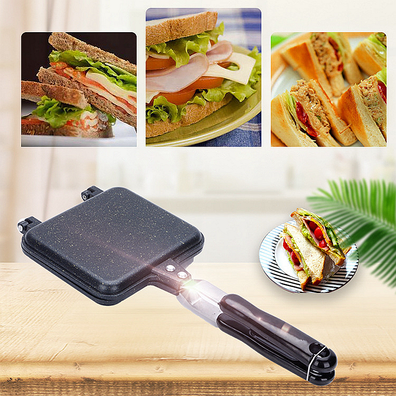 Double-sided Non-Stick Sandwich Maker Bread Toast ... – Grandado
