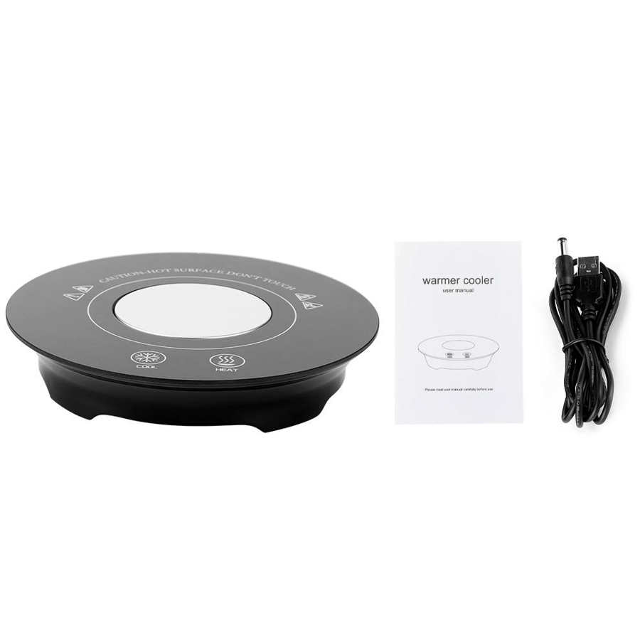 Black Smart Waterproof USB Electric Heating Coolin... – Grandado