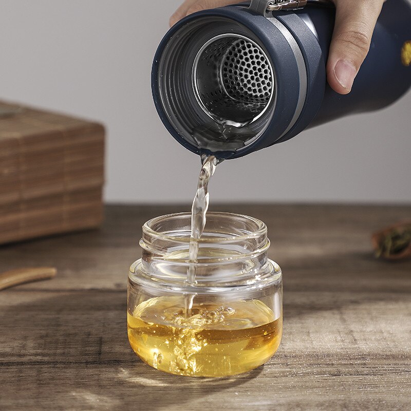 Stainless Steel Water Bottle Tea Filter With Tea S... – Grandado