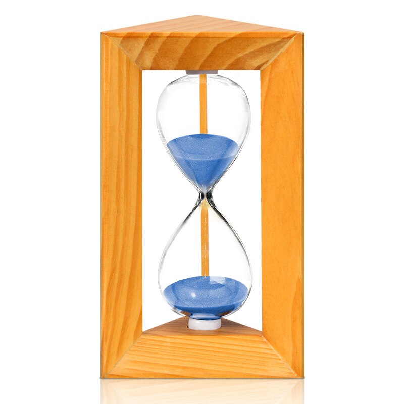 Antique Triangular Shape Wood Sand Clock For Child... – Grandado