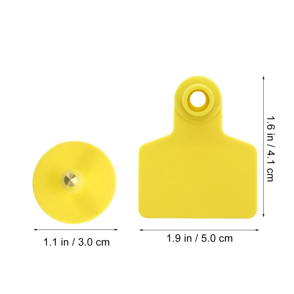 100pcs Durable TPU Animal Ear Tags Empty Ear Tags ... – Grandado