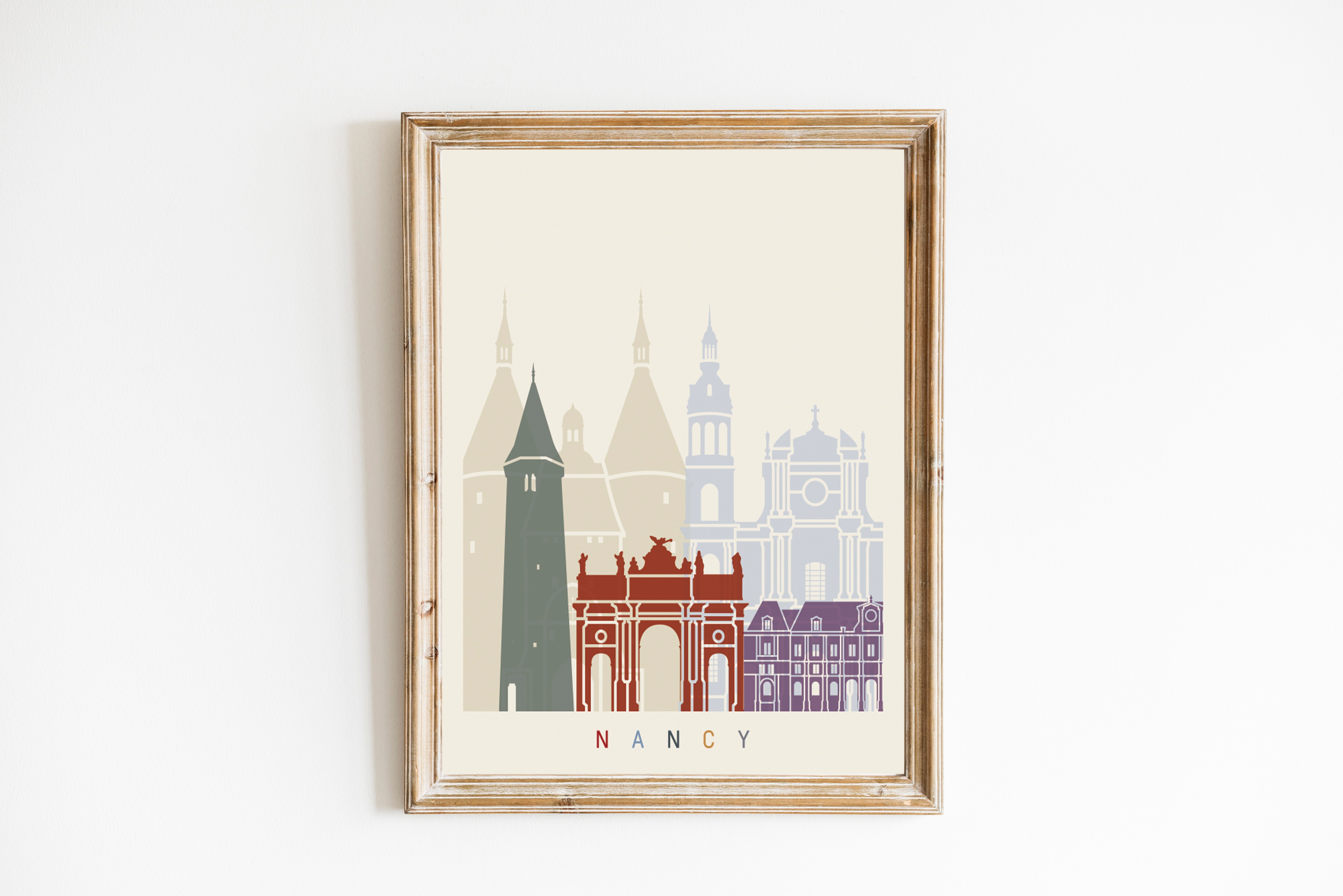 Nancy Skyline Poster - Lámina Artistica Decoracion... – Vicedeal