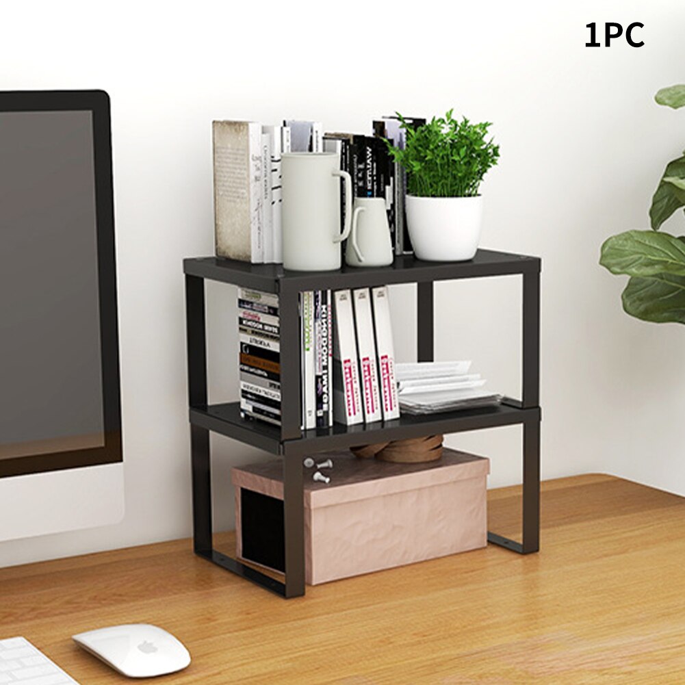 Black Cabinet Shelf Toaster Rack Stackable Sturdy ... – Vicedeal