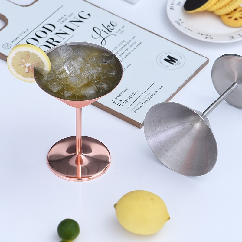 304 Stainless steel cocktail cup Martini triangle ... – Vicedeal