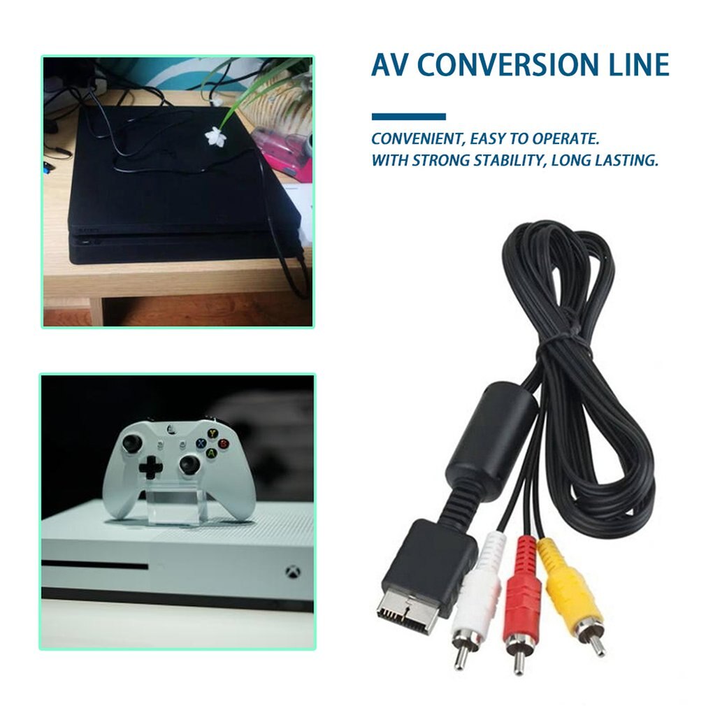 Av Conversie Kabel 1.8 M Voor Ps2/Ps3 Duurzaam Kop... – Vicedeal