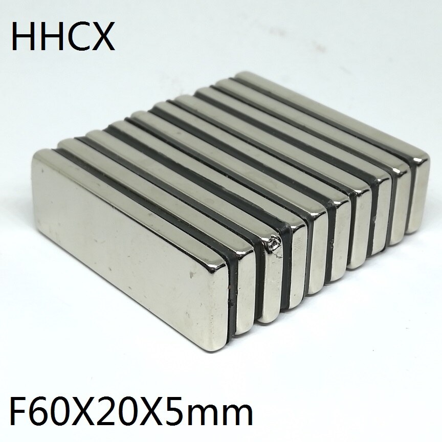 2PCS/LOT Cuboid Magnet 60x20x5 N35 Strong Square N... – Grandado