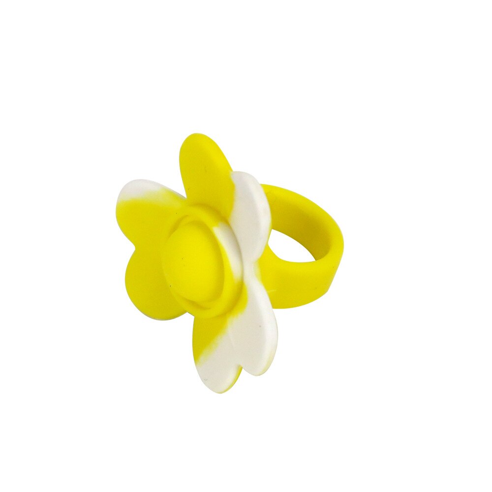 Silicone Ring Pop It Push Bubble Fidget Toys Child... – Grandado
