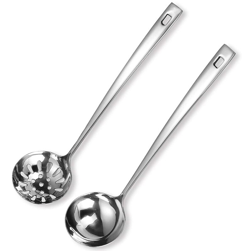 2 Pcs Sleuven Lepel En Soeplepel Set - 11.81 In Rv... – Vicedeal