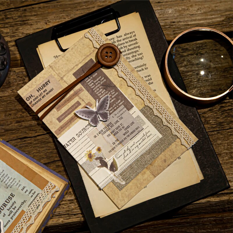 Dimi 15 Sheets Celebrity Notes Sticker Book Vintag... – Vicedeal