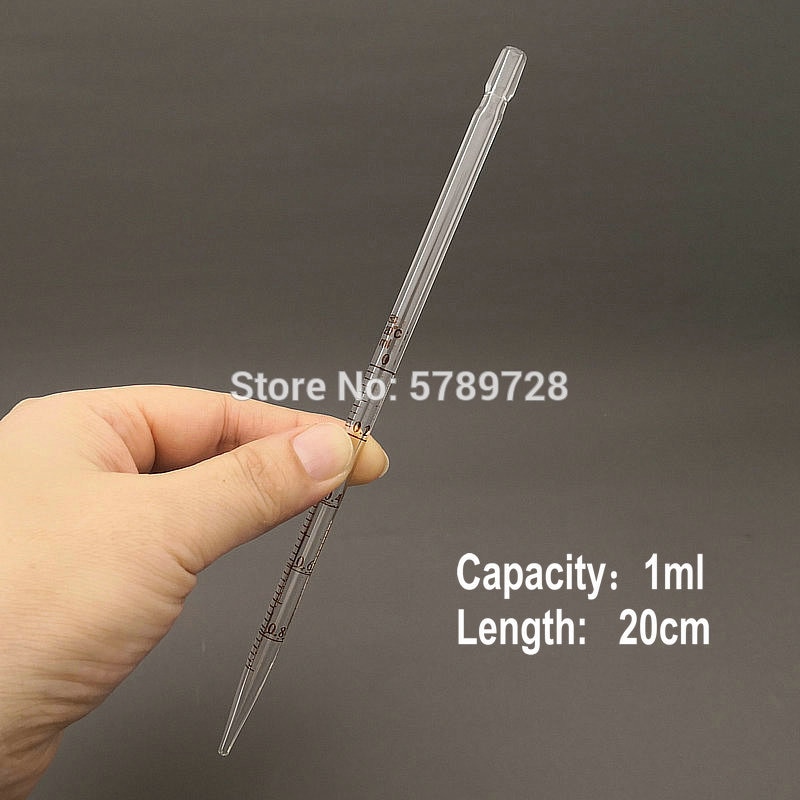 10 stücke 1ml 2ml 3ml 5ml 10ml Glas Pipette mit sk... – Grandado