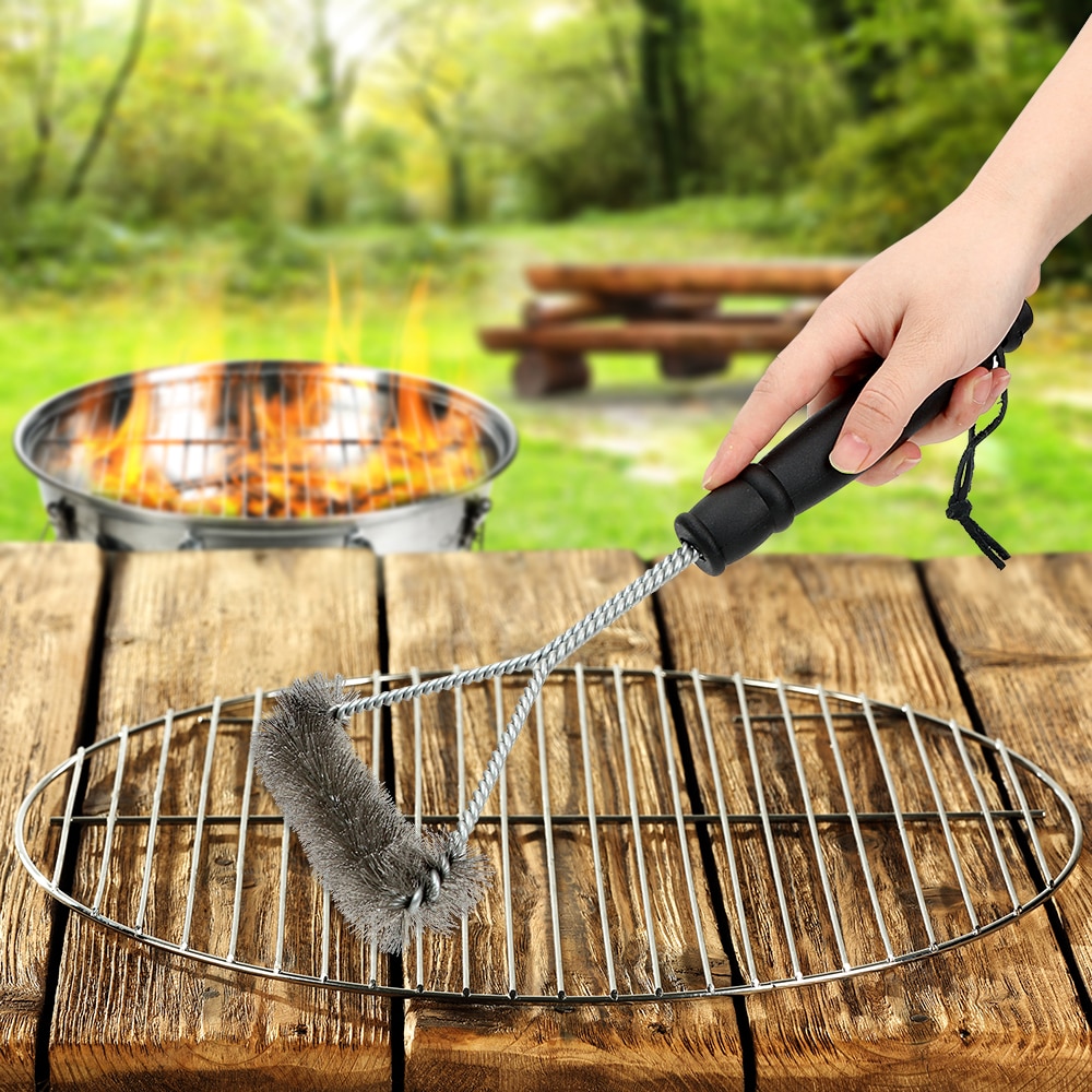 BBQ Cleaning Tools Met Handvat non-stick Draad Har... – Grandado