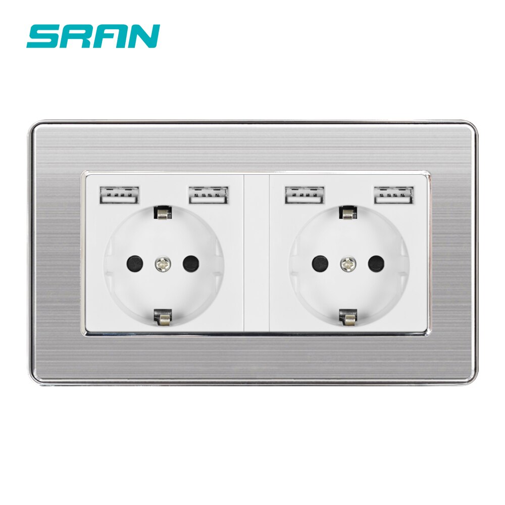 SRAN Wall 16A EU Standard Multi Way power socket w... – Vicedeal