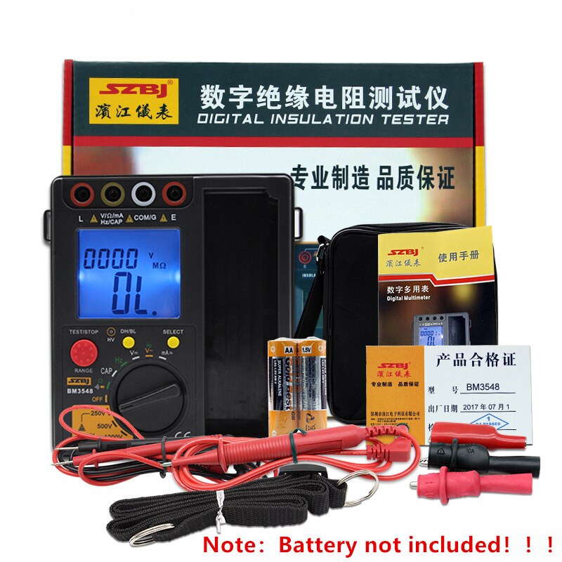 SZBJ BM3548 2in1 Digital Insulation Resistance Tes... – Grandado