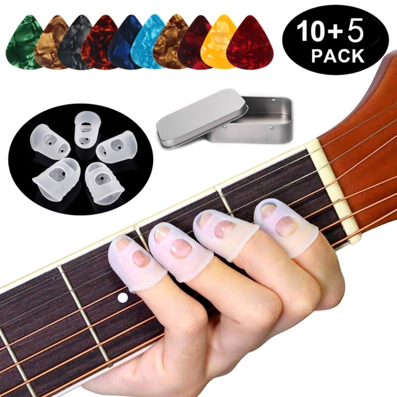 Celluloid pick plectrum hearted shape picks til gu... – Grandado