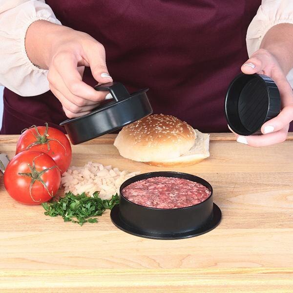 Burger Maker 3 in 1 Burger Press Hamburger Press P... – Vicedeal