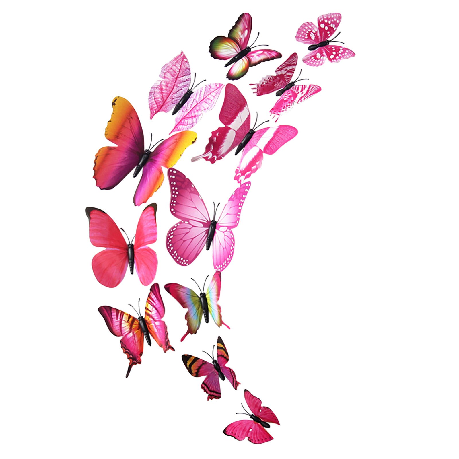 40@ 12pcs 3d Simulation Butterfly Wall Sticker Mag... – Grandado