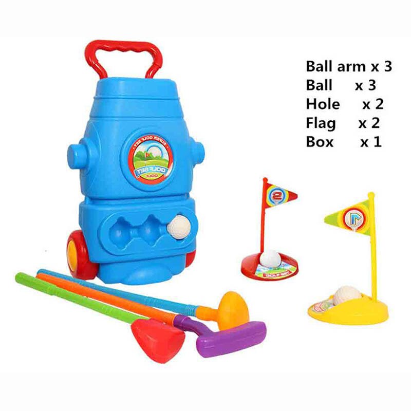 CRESTGOLF Multicolor Plastic Mini Golf Club Set Go... – Grandado