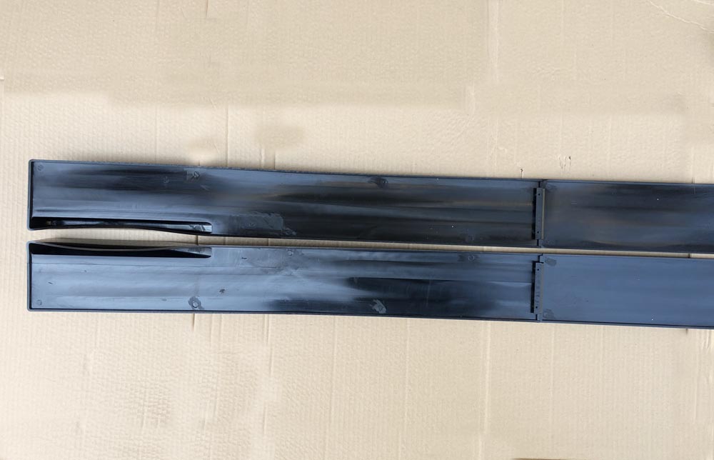 Universal Black Side Skirt Body Splitters Kit Rock... – Vicedeal