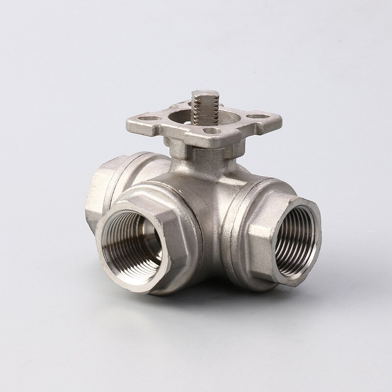 L / T type high platform three way ball valve 304 ... – Grandado