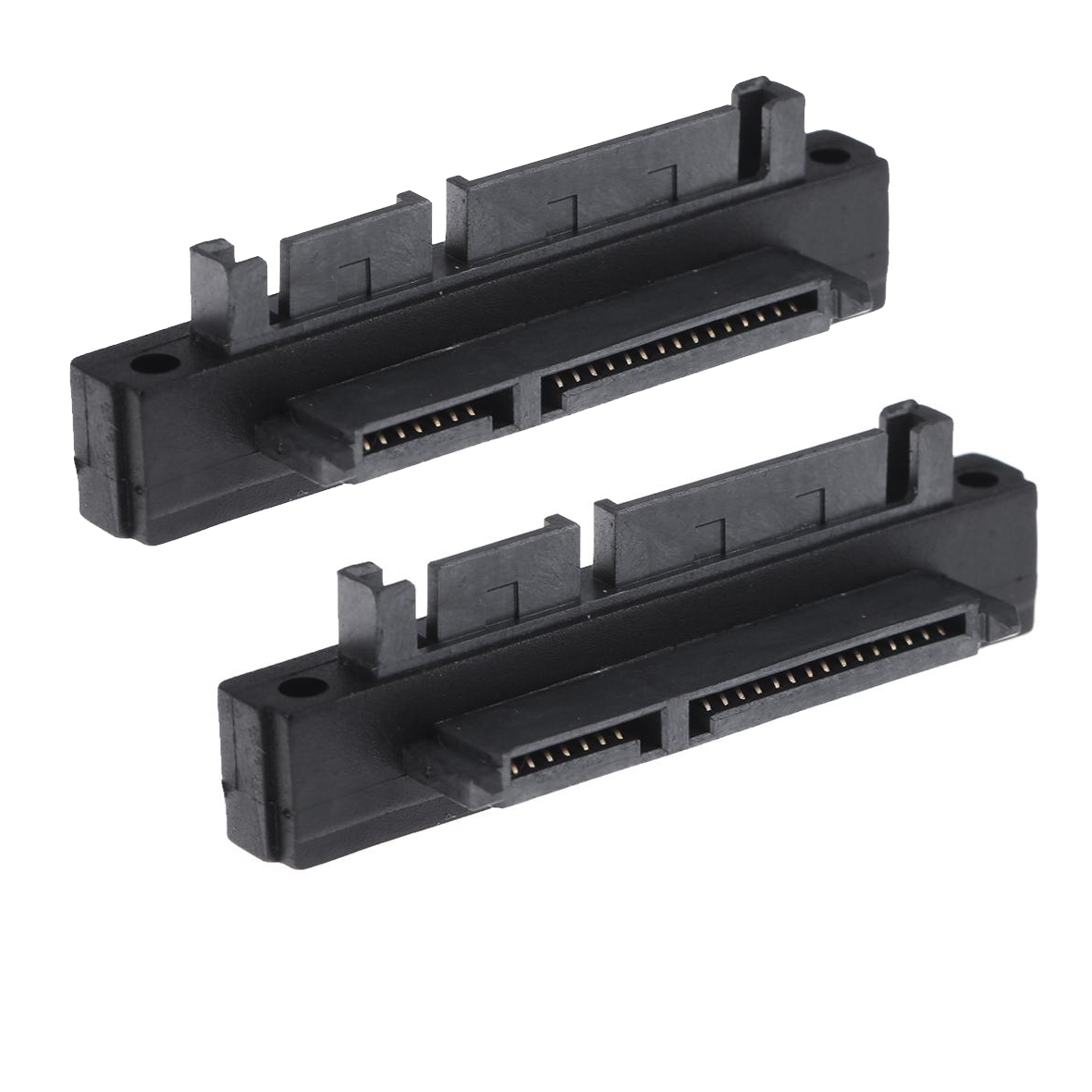 SATA 22Pin 7 + 15 macho a hembra 90 grados ángulo ... – Grandado