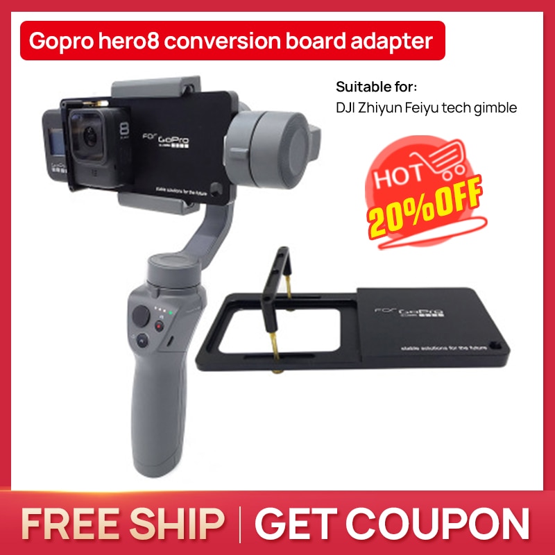 Handheld Stabilizer Gimbal Gopro Adapter Mount Pla... – Grandado