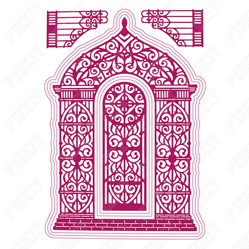 Wrought Iron House Dies Scrapbooking Metal Cutting... – Grandado