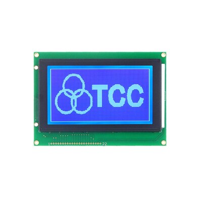 240128 LCD Module T6963 Control 22PIN Blue Backgro... – Vicedeal