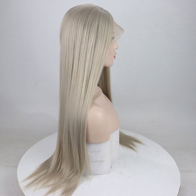 Bombshell Straight Synthetic Hair Lace Front Wig P... – Grandado