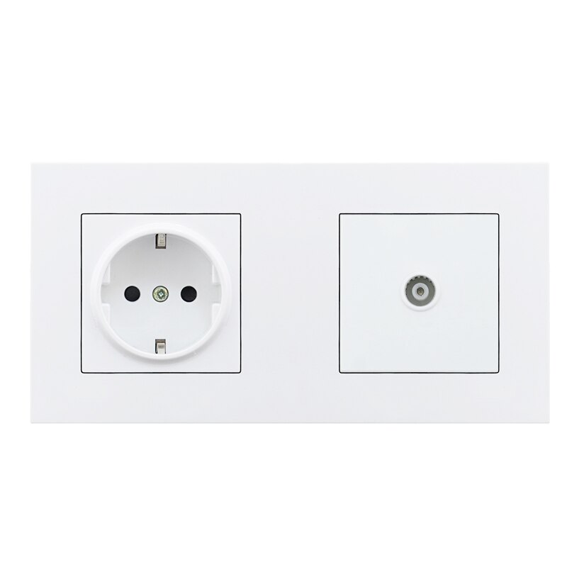 Atlectric Rj45 Socket Eu Standard Plug Wall Socket Grandado