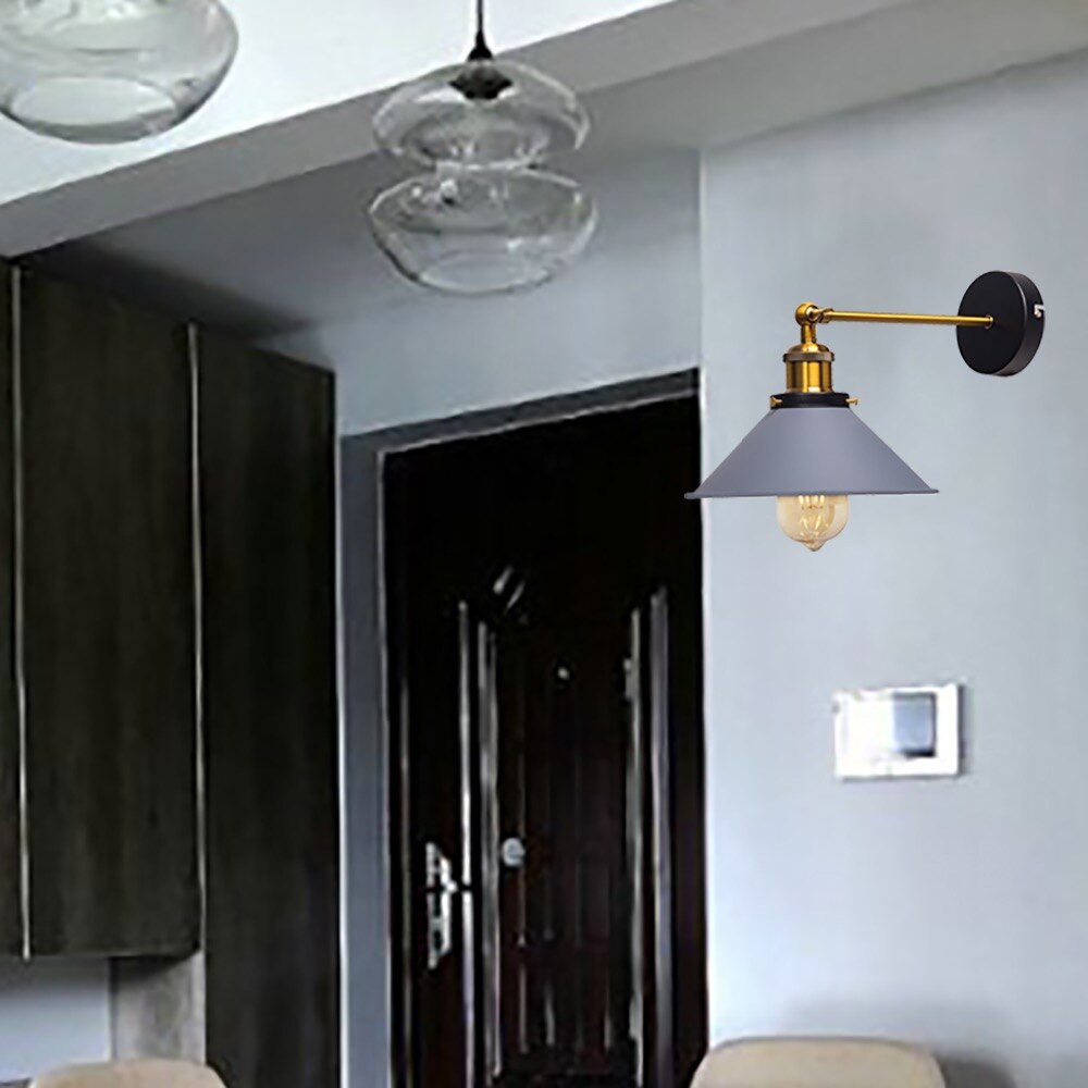 ZhaoKe Zwarte Kleur Loft Industriële Muur Lampen V... – Vicedeal