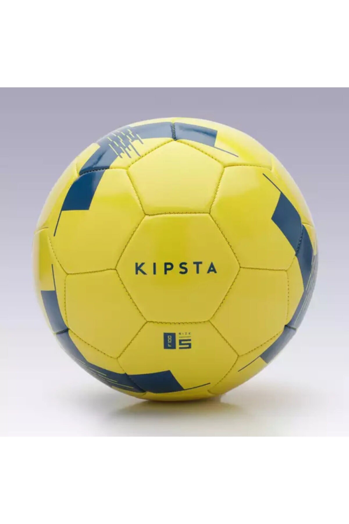Yellow Rubber Component Football Ball 5 Number – Grandado