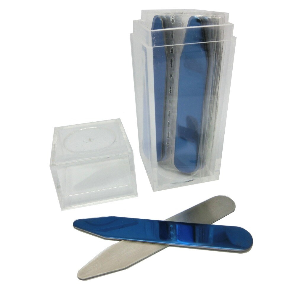 SHANH ZUN 8 Pcs Premium Metal Collar Stays Stainle... – Grandado