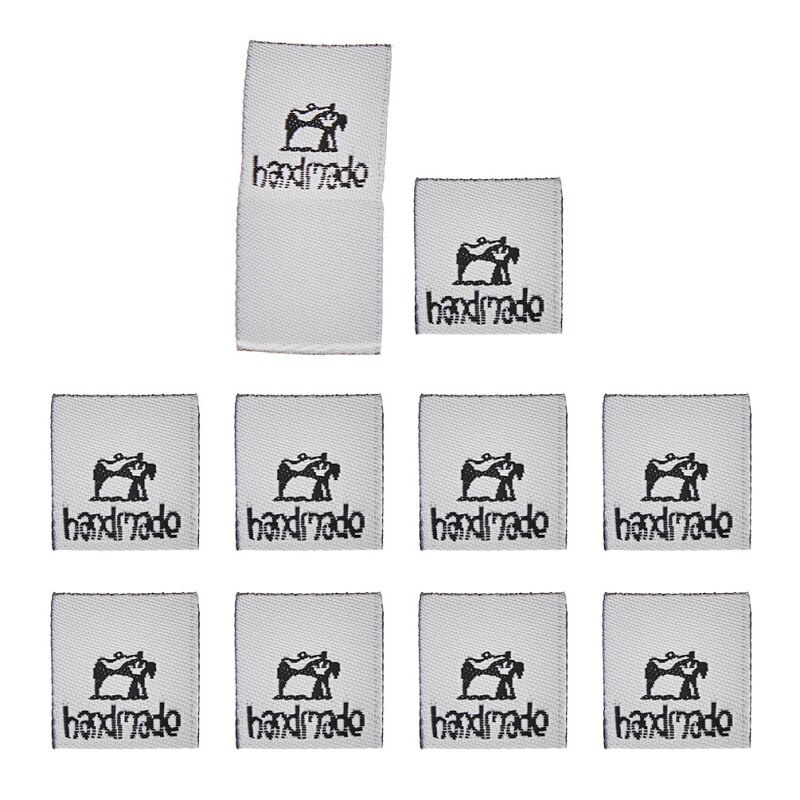 50PCS/pack Handmade Letter Washable Cloth Labels D... – Grandado
