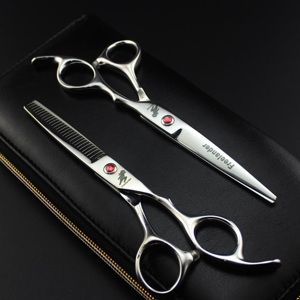 6.0" Silver Japanese Hair Scissors sharp Hairdress... – Grandado