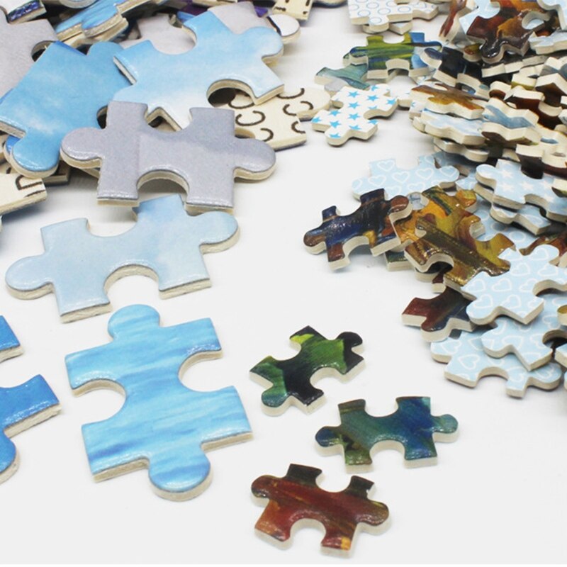 Legpuzzels 1000 Stuks Houten Assembleren Foto Land... – Vicedeal