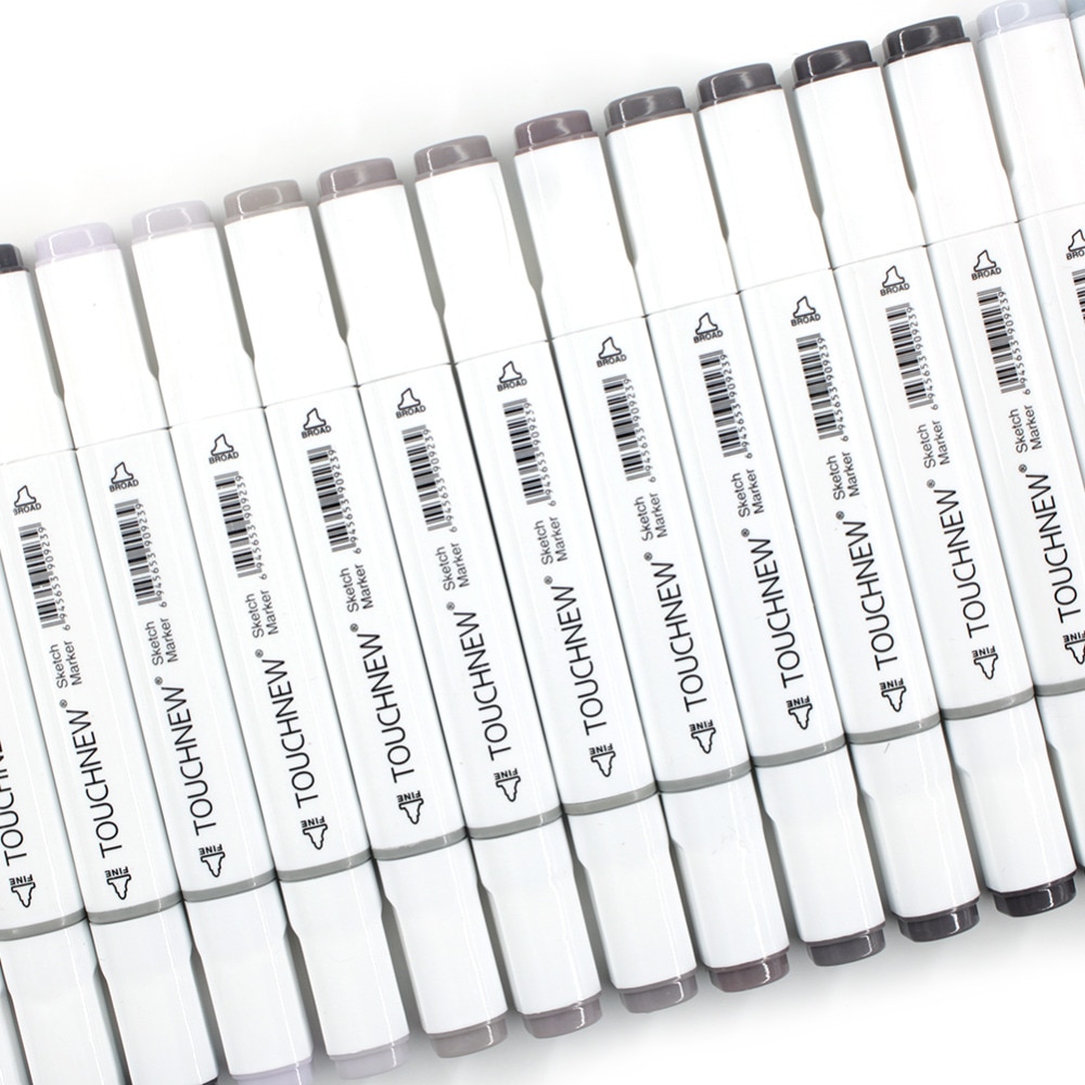 Touchnew Alcohol Markers Pen 30 Color Grayscale Ma... – Grandado