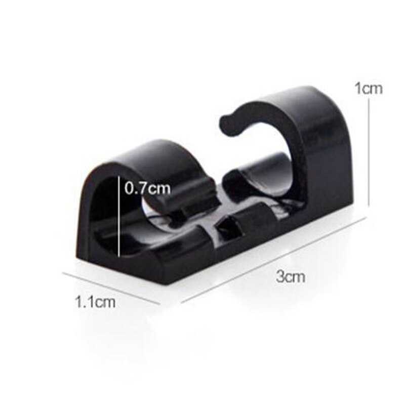 5 stk kabel organizer clips ledning kabel styring ... – Grandado