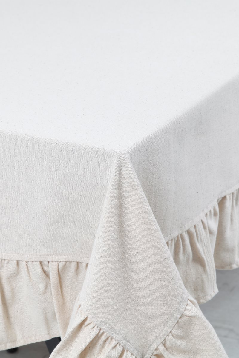 Natural Tablecloth Vintage 160x220 Cm – Grandado
