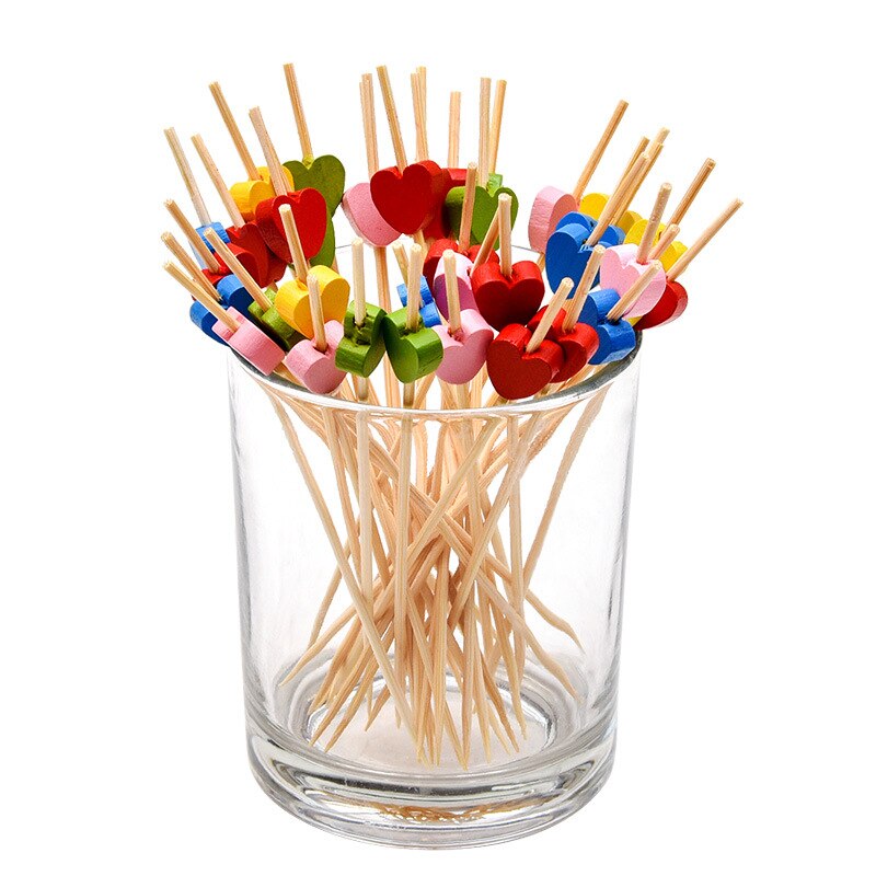 100pcs Fruit Fork Sticks Buffet Cupcake Toppers Co... – Grandado