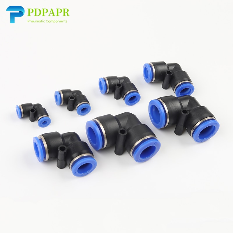 PV L Shaped Elbow Pneumatic Fittings 4/6/8/10/12/1... – Vicedeal