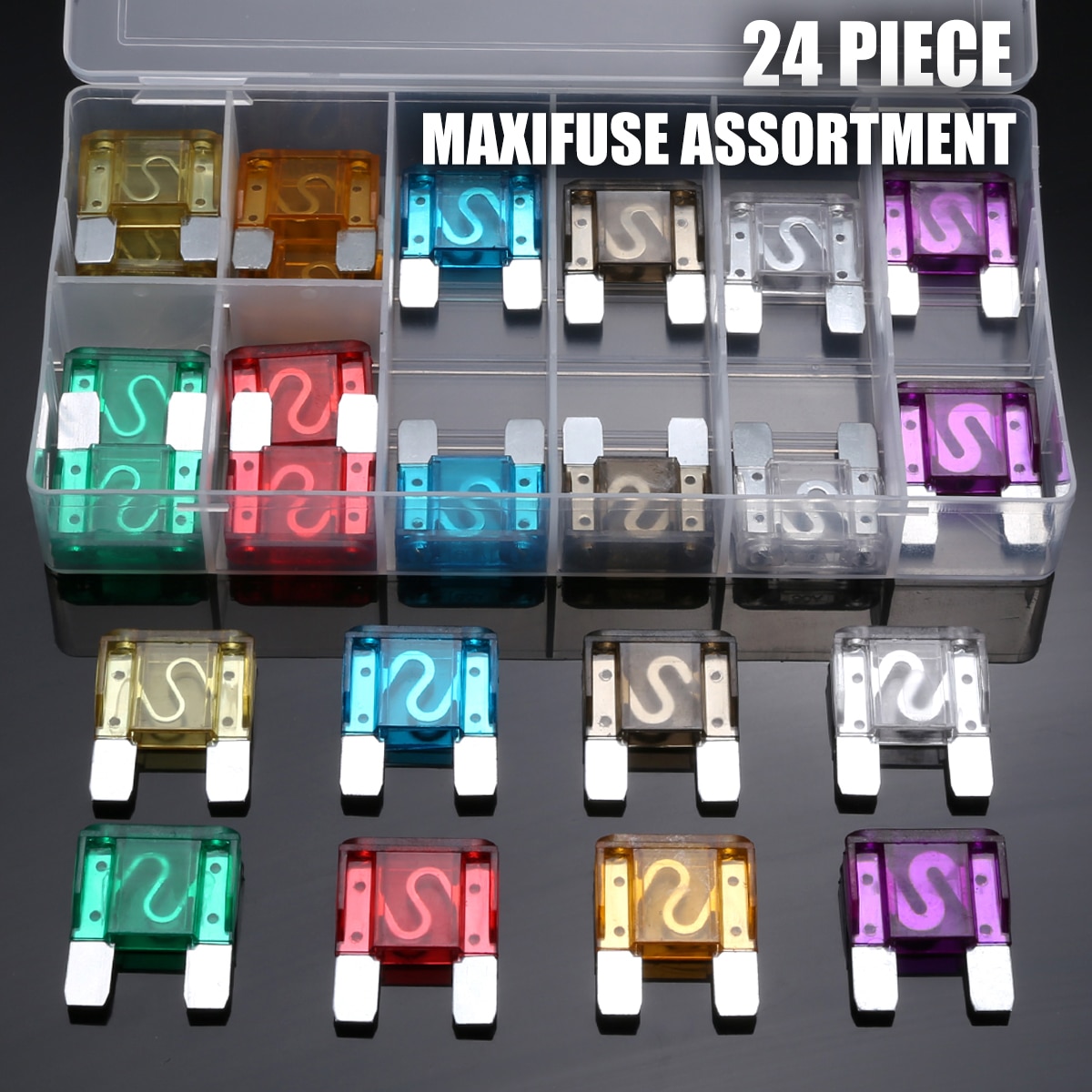 Mayitr 24pcs Car Auto Assorted Max Blade Fuse Set ... – Grandado