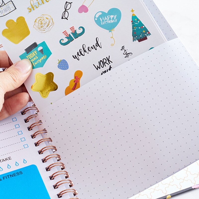 DXAB Daily To-do-list Leather Notepad Planner Ribb... – Grandado