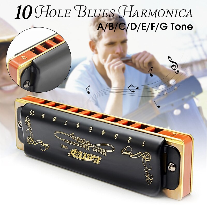 Black Easttop Harmonica chromatique Cromatica Mond... – Grandado