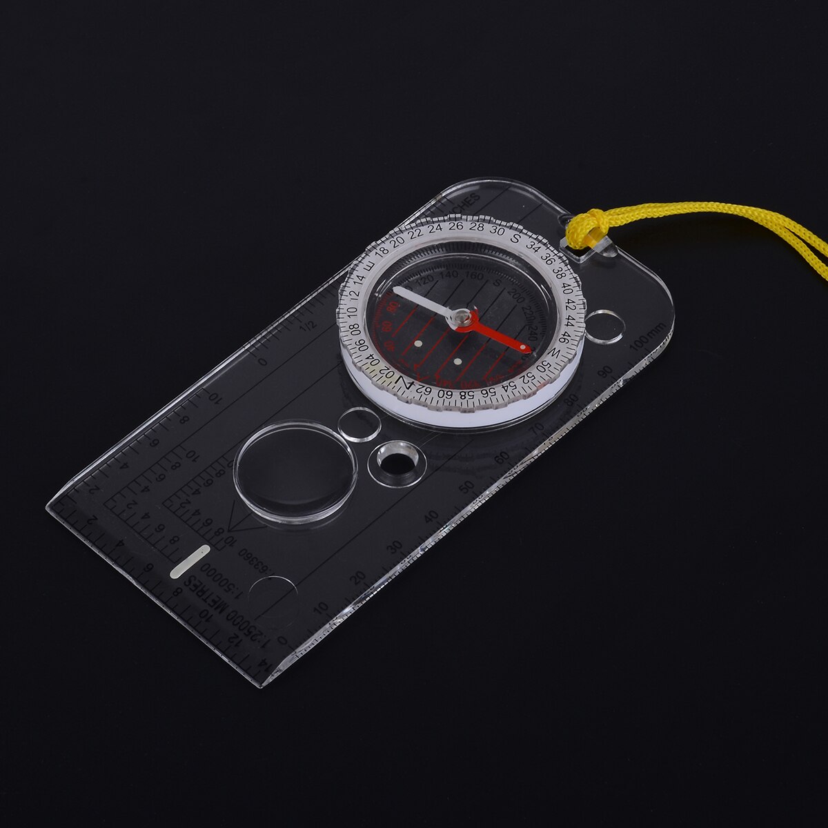 1pc Magnifying Orienteering Compass Map Scales Rul... – Grandado