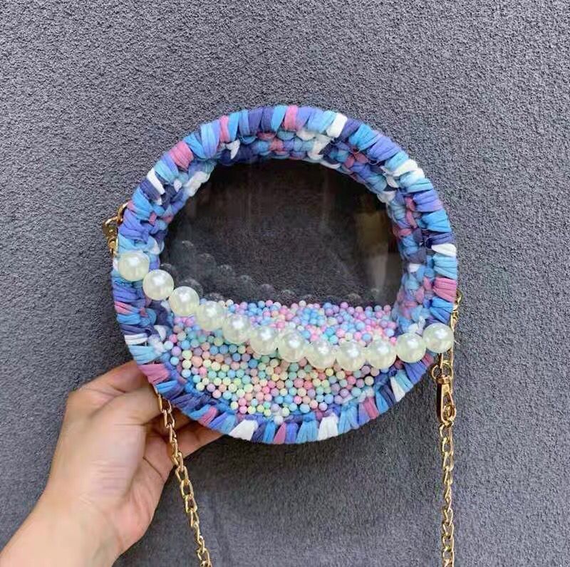 Acrylic transparent bag ,Hand-knitted Bag ,Crochet... – Vicedeal