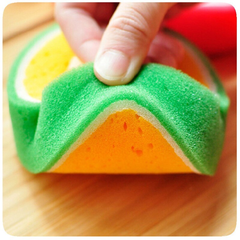 Dish sponge 3D fruit strong Clean cloth cotton was... – Vicedeal